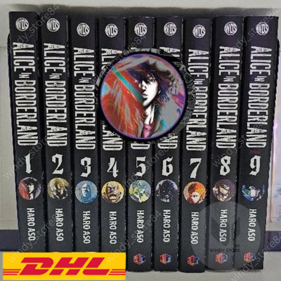 Alice in Borderland English Manga Comic Omnibus by Haro Aso Vol 1-9 ...
