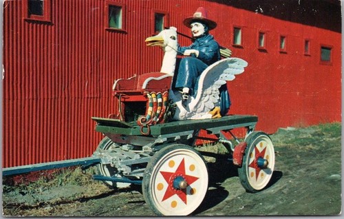 1961 Baraboo, Wisc. Postcard CIRCUS WORLD MUSEUM "Mother Goose Fairy ...