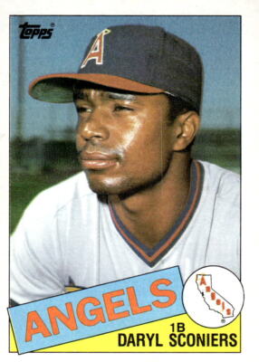 1985 Topps #604 Daryl Sconiers - California Angels | eBay