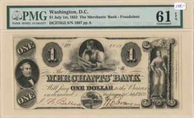 Merchants' Bank - Paper Money - US - Obsolete | eBay