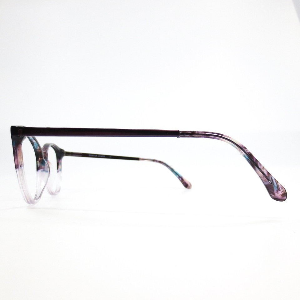 Draper James Eyeglasses Frames DJ5008 505 PLUM GRADIENT Clear Cat Eye ...