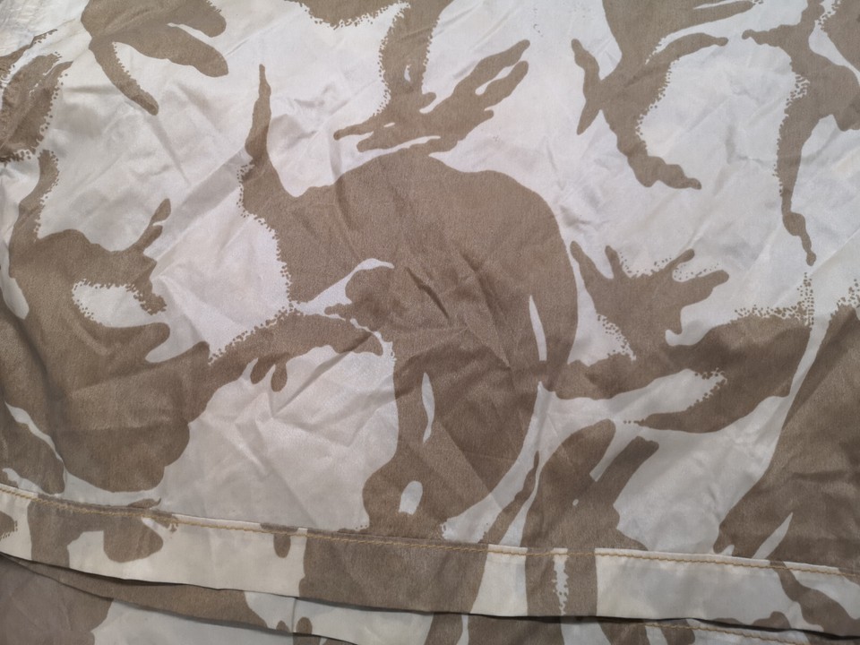 Genuine British Military Issue IRR Desert Camo Basher / Basha Tarp ...
