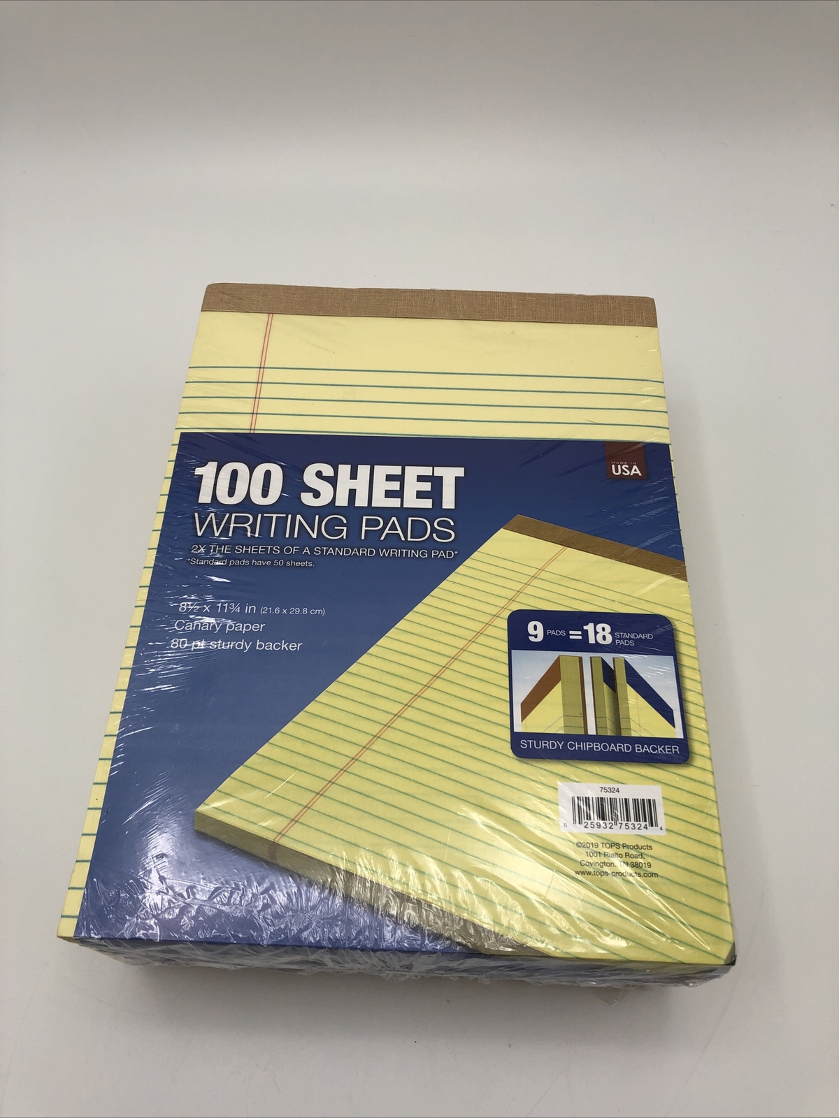 TOPS 75324 Writing Pads - 9 Pack for sale online | eBay