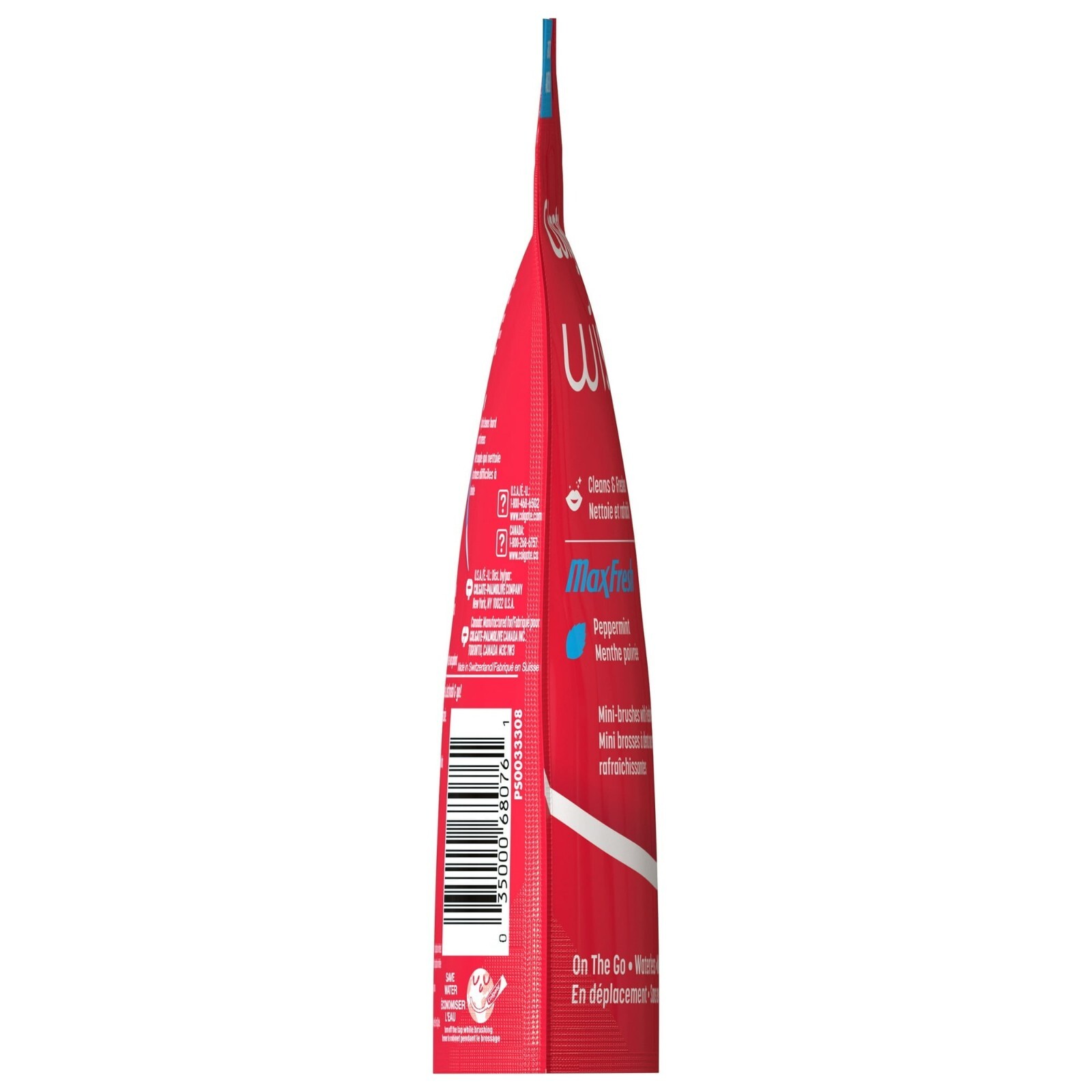 Colgate Max Fresh Wisp Disposable Mini Travel Toothbrushes, Peppermint ...