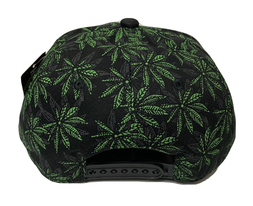 MARIJUANA CANNABIS CHRONIC KUSH POT HEMP LEAF PLANT WEED DOPE CAP HAT ...