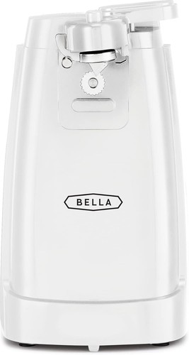BELLA Electric Can Opener and Knife Sharpener, Jar & Bottle Opener ...