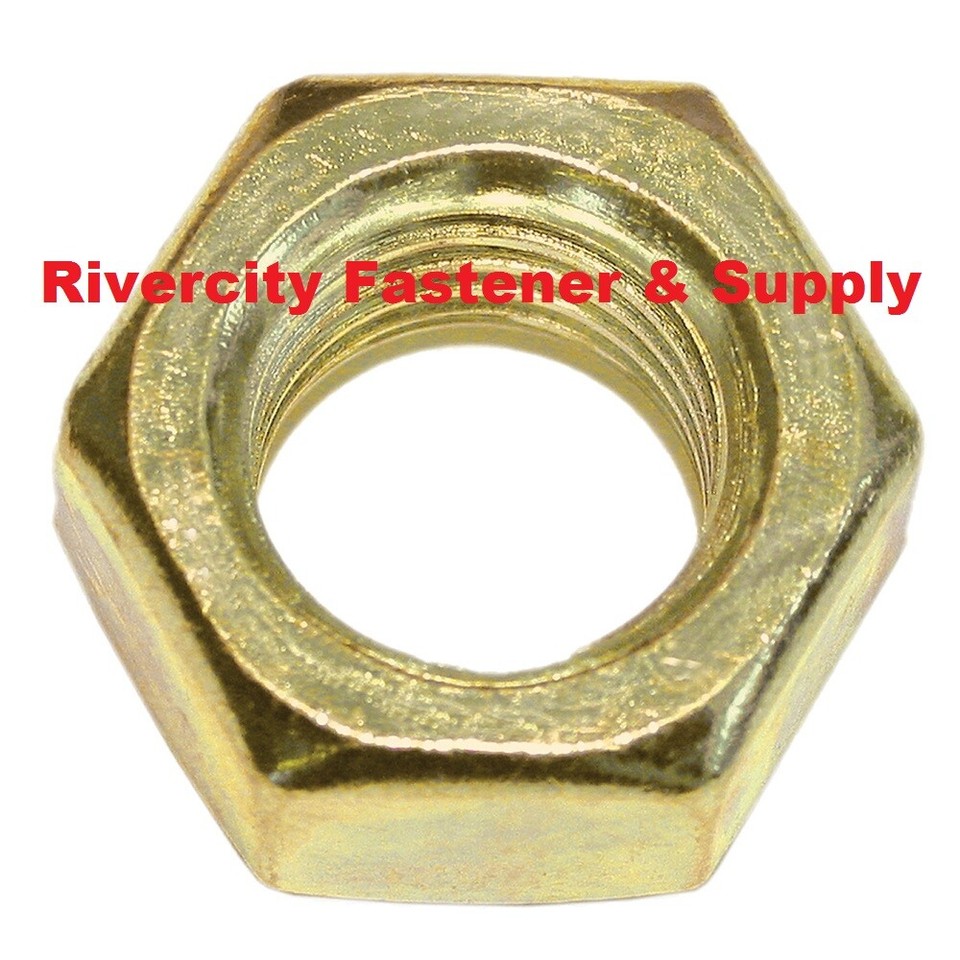 5/16-24 Brass Hex Nut 5/16 x 24 Nuts 5/16x24 Fine Thread 5/16" | eBay
