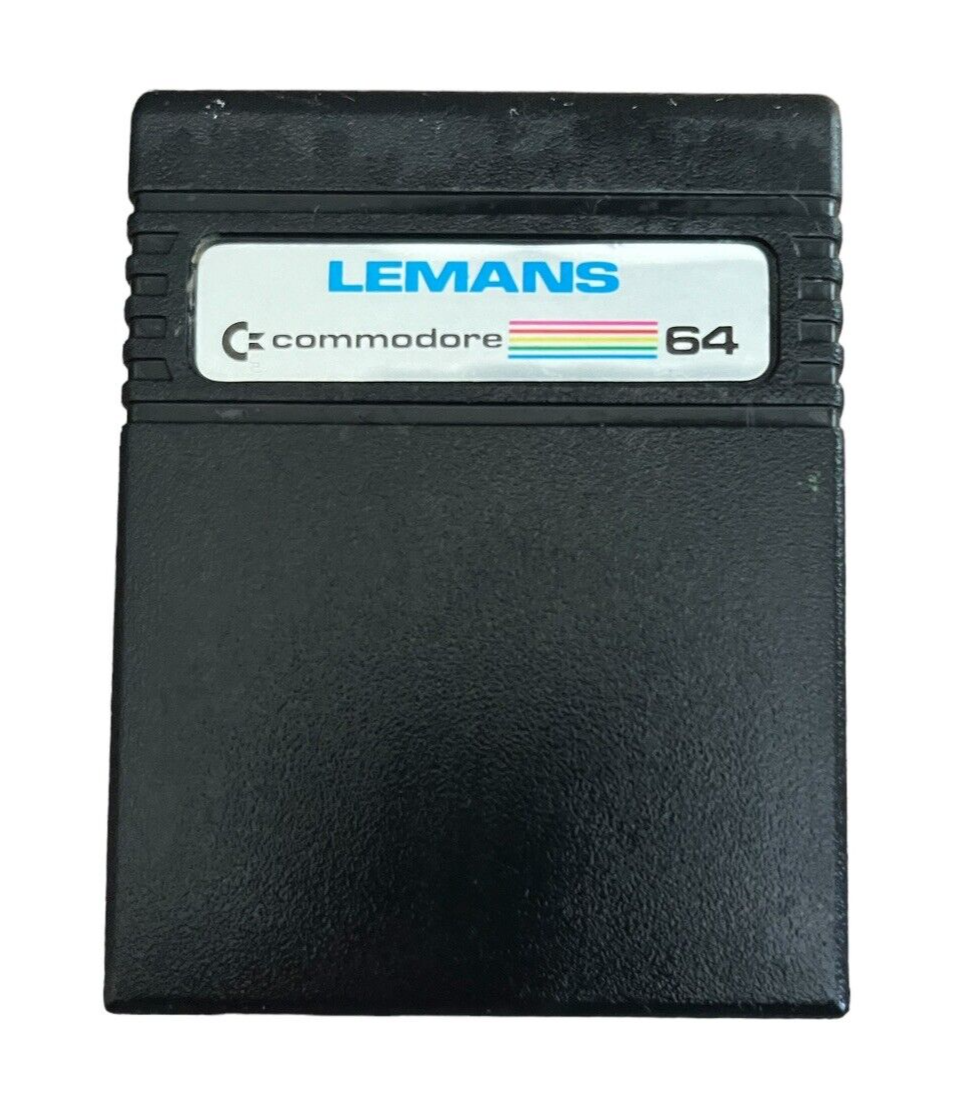 Vintage Commodore 64 Lemans Computer Video Game Cartridge Works | eBay