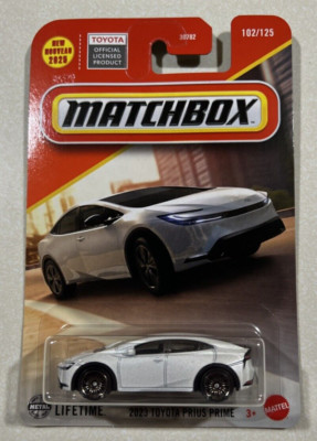 NEW 2025 Matchbox - 2023 TOYOTA PRIUS PRIME White 102/125 | eBay