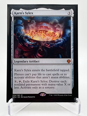 MTG - Karn's Sylex - Dominaria United 234/281 Regular Mythic | eBay