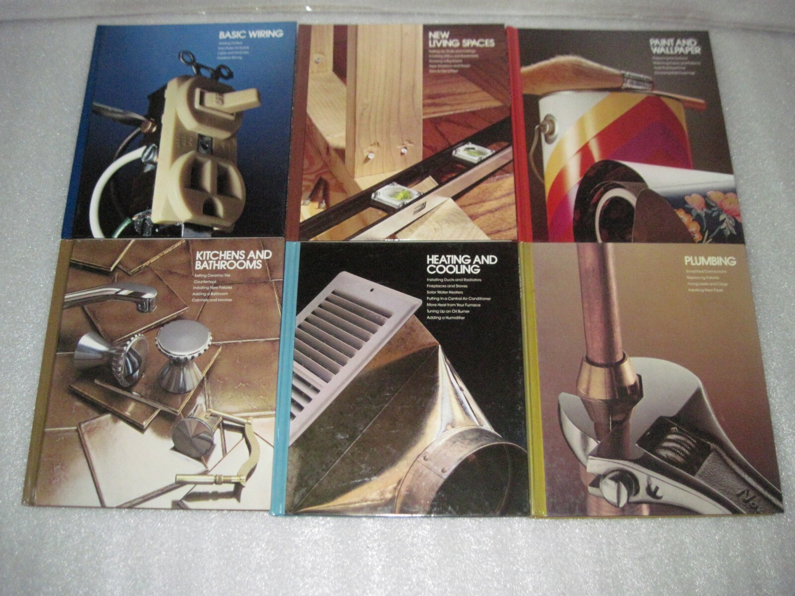 Lot 6 HardCover Time Life Home Repair Improvement Library Series Fix It ...