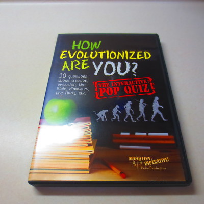 How Evolutionized Are You? The Interactive Pop-Quiz Mike Snavely DVD | eBay