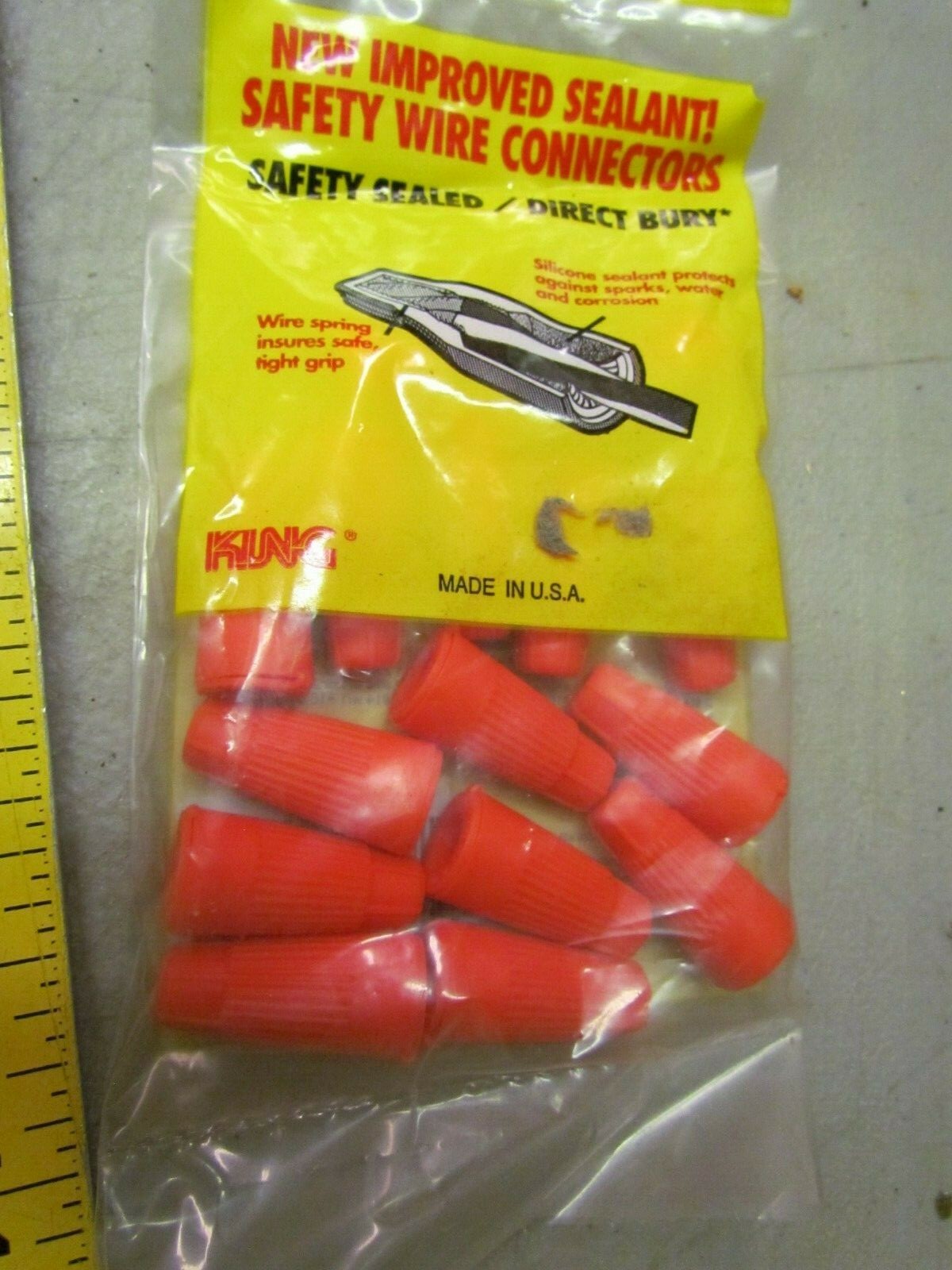 New Pack of 15 Direct Bury Weatherproof Pressure Type Wire Nuts 600v | eBay