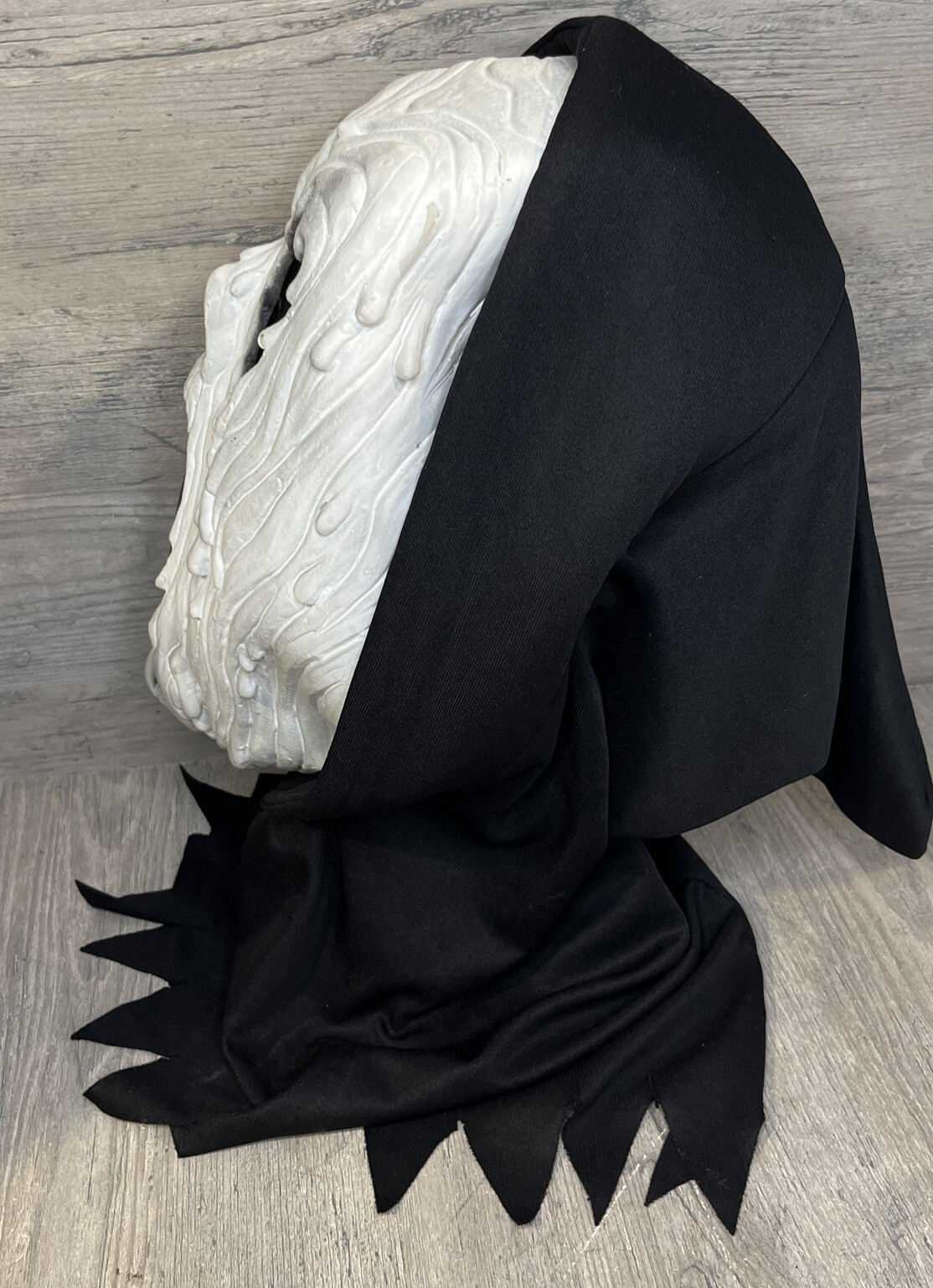 SUPER RARE VTG Scream Ghostface Mask Easter Unlimited White Face Black ...