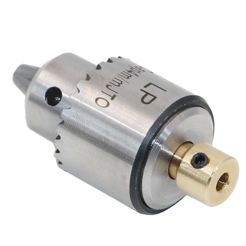 1 Set Mini Drill Chuck Micro 0.3-4mm Taper Mounted Drill Chuck and Wre ...
