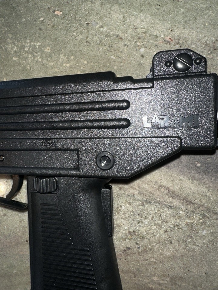 Vintage Larami Imperial Sekiden UZ 5 Toy Squirt water cap Gun motorized ...
