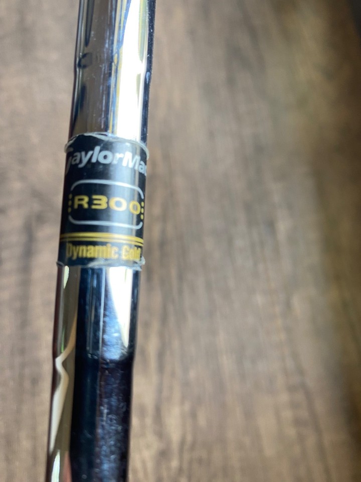 Used TaylorMade RAC LT Iron 3-PW Dynamic Gold R300 Regular Flex Steel ...