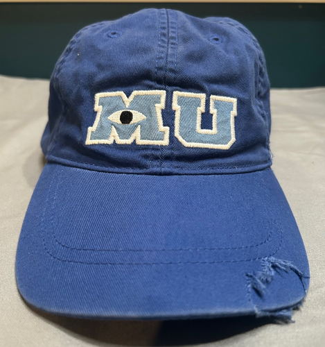 Disney Parks Monsters University MU Baseball Cap Hat Adult Blue ...