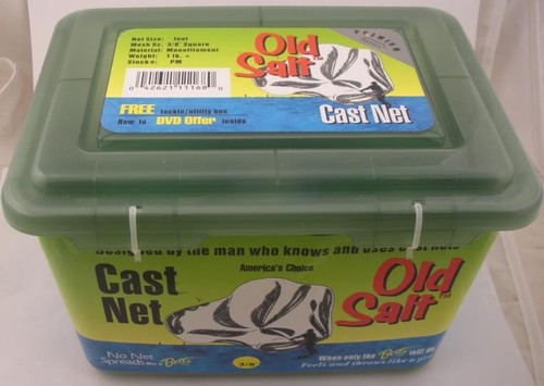Betts 10PM 10 Ft. Old Salt Cast Net 3/8" Mesh 10 ft. Radius 42621111758 ...