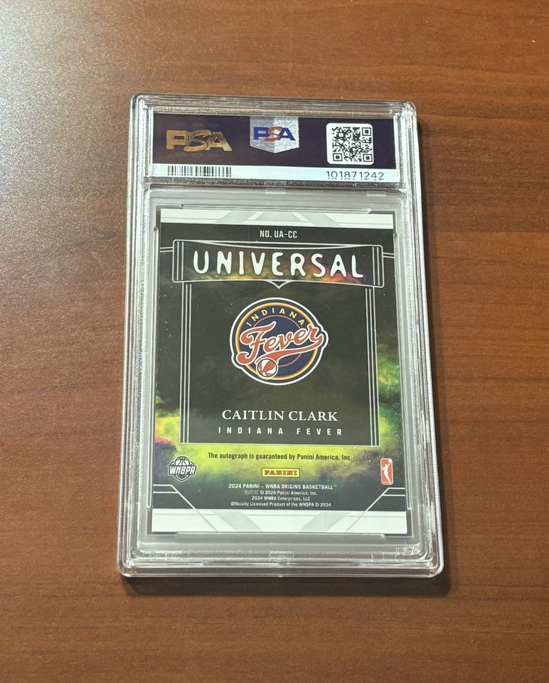 2024 WNBA ORIGINS UNIVERSAL CAITLIN CLARK BLUE ROOKIE RC AUTO /25 PSA 9 FEVER | eBay
