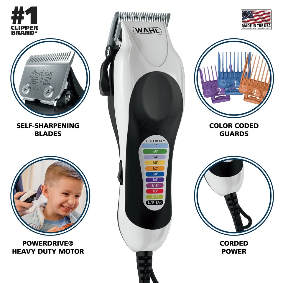 Wahl Professional Hair Cut Machine Barber Salon Cutting Trimmer Clipper ...