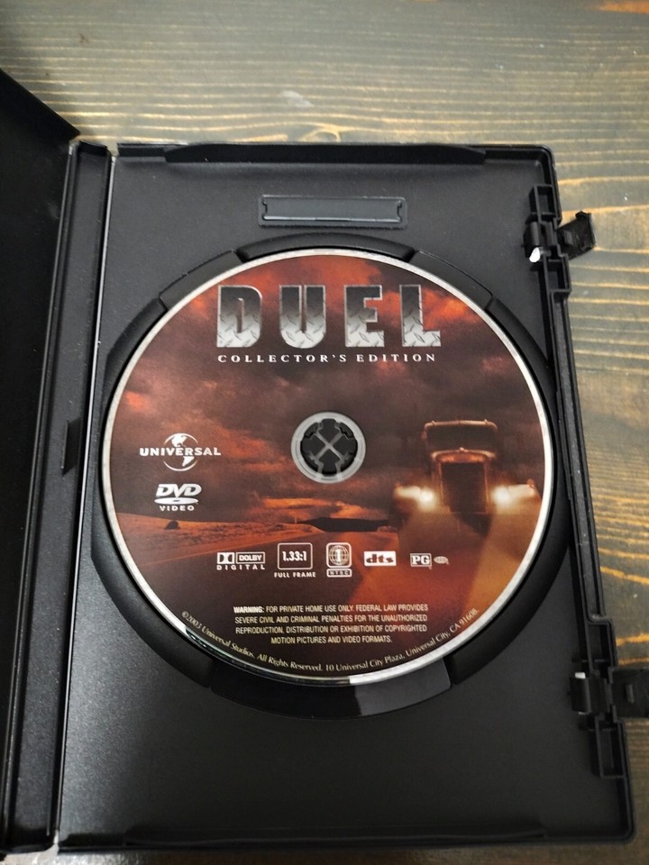 Duel (DVD, 1971) Steven Spielberg First Film, Dennis Weaver, Rare, HTF ...
