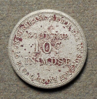 1907 Chicago (IL), N.W. Show Case Mfg Co., 10c Good For 10c In Mdse ...