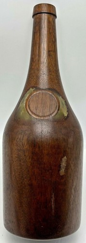 Vintage Antique Solid Wood Wine Bottle Salesman Sample Mold | eBay
