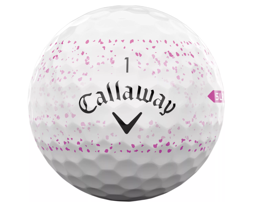 Callaway Supersoft Splatter PINK Golf Balls - New Sleeve - 3 Balls | eBay