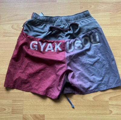 gyakusou nike running shorts Medium Mens Undercover Woven Map Gradient ...