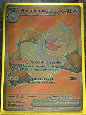 MONAFLEMIT EX 227/191 - NEUF - FULL ART - CARTE POKEMON | eBay