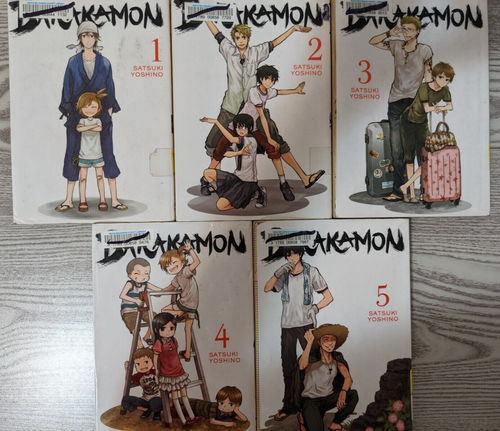 Barakamon Volume 1 2 3 4 5 Lot by Satsuki Yoshino OOP English Manga ...