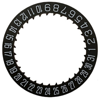 Black Special Font Date At 6 Date Disk Wheel Date Wheel for Miyota 8215 ...