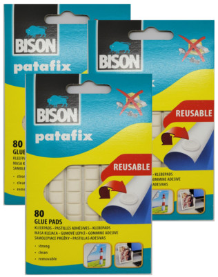 Patafix Klebepads Klebepunkte Klebegummi Posterkleber BISON 240 ...