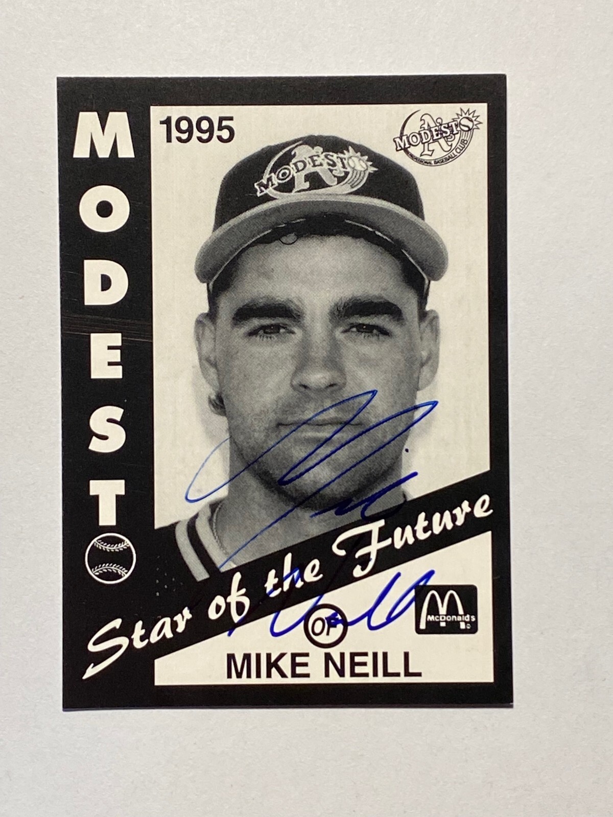 2024 Historic Autographs 1995 MCDONALDS MIKE NEILL AUTO Star Of The Future | eBay