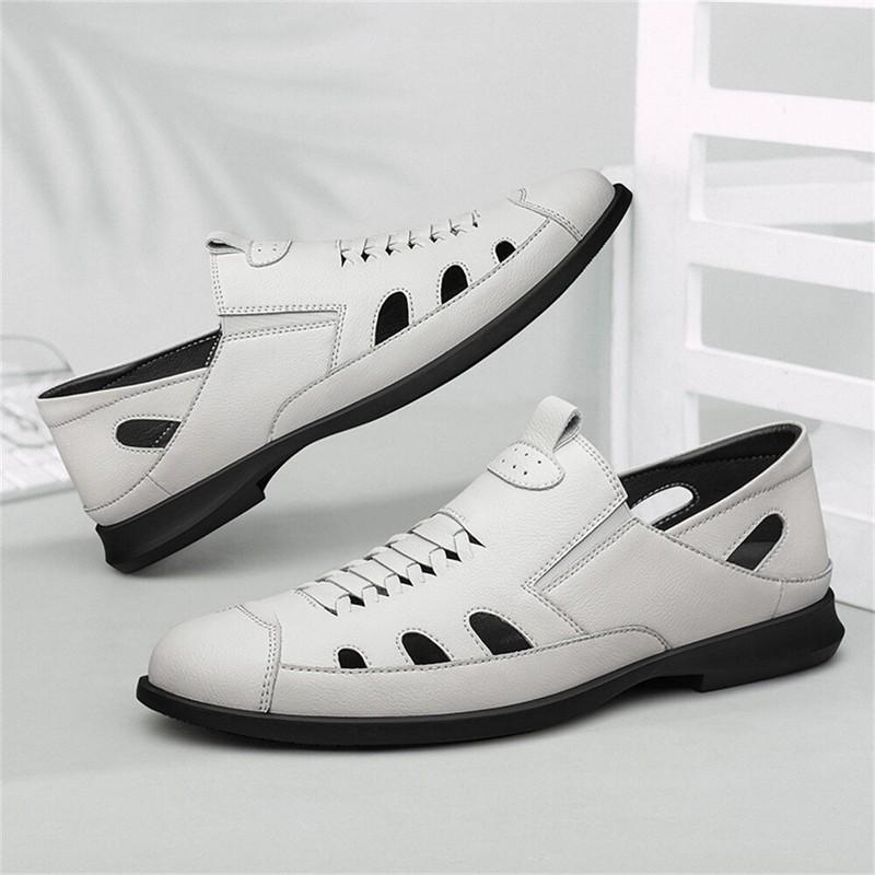 Men's Slip on Loafers Breathable Driving Shoes Casual Leather Shoes | eBay