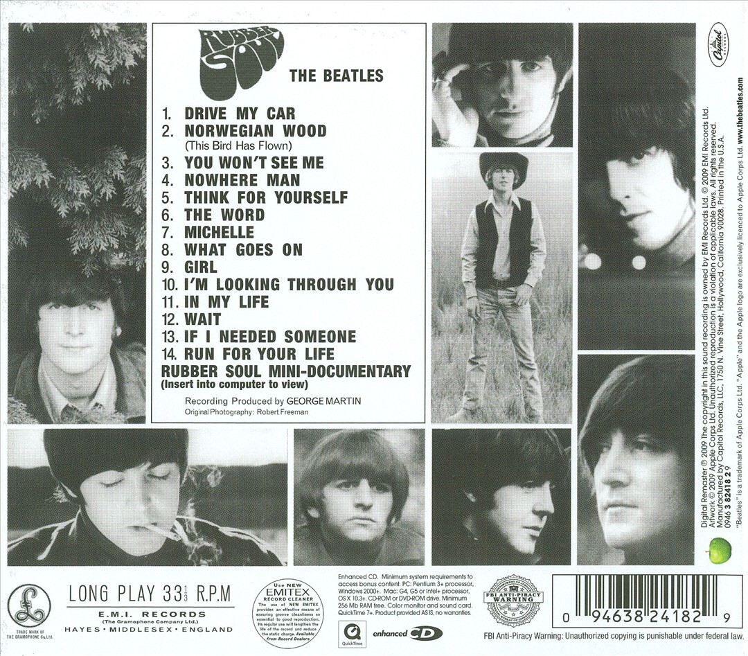 THE BEATLES - RUBBER SOUL [DIGIPAK] NEW CD 94638241829| eBay