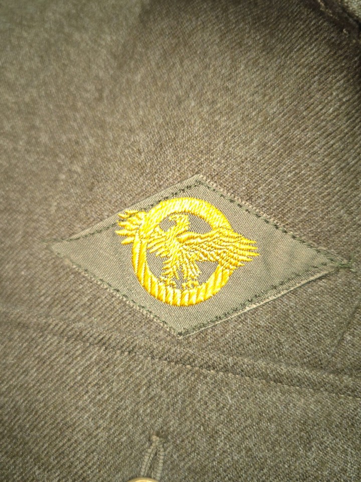 WWII USAAF Uniform Jacket with Patches Dated 1942 | eBay