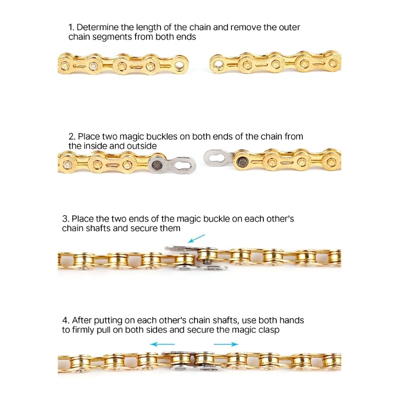 3Pairs Bike Missing Chain Link Reusable Chain Link Connector for ...