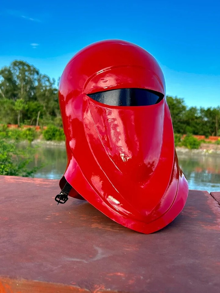 Emperor’s Royal Guard Helmet, Medieval Red Star Wars Imperial Royal ...