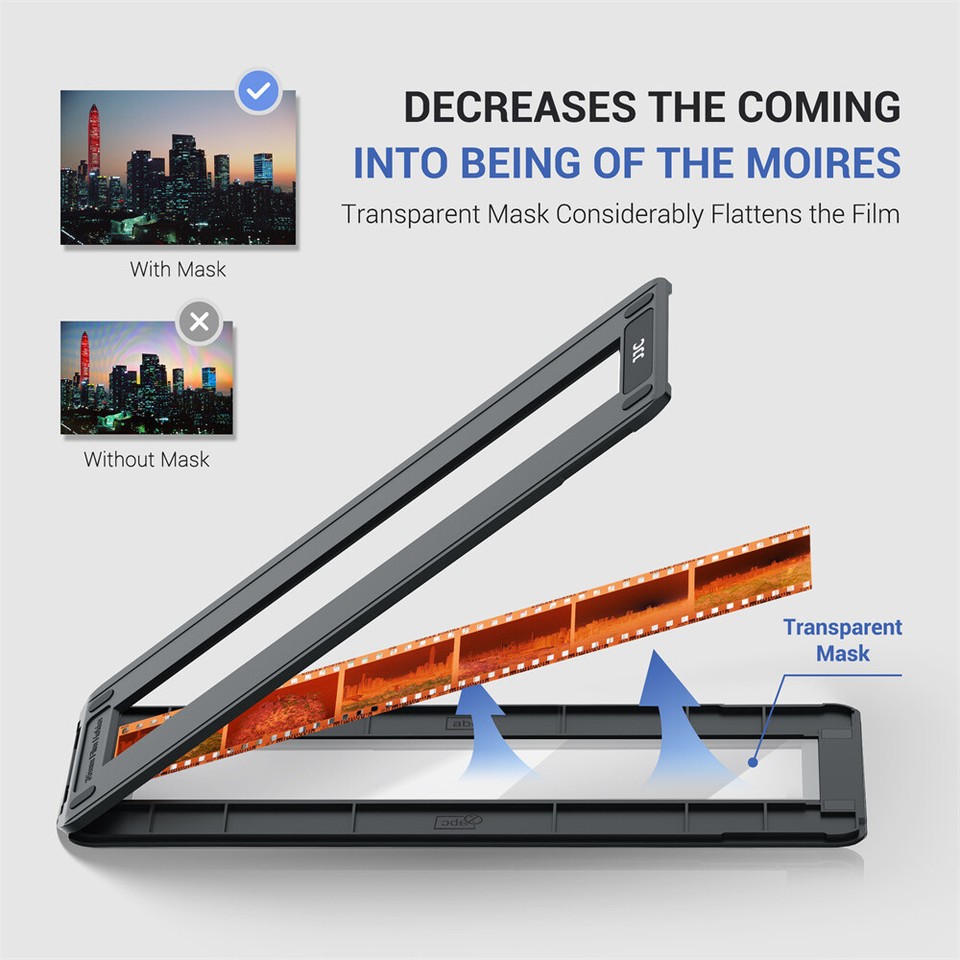 JJC 35mm Film Negative Photo 135 Holder Strip Scanning fr Canon ...