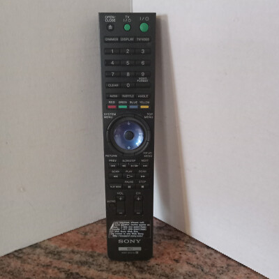 SONY Blu-Ray Player Remote BD RMT-B101A Black Original Equipment | eBay