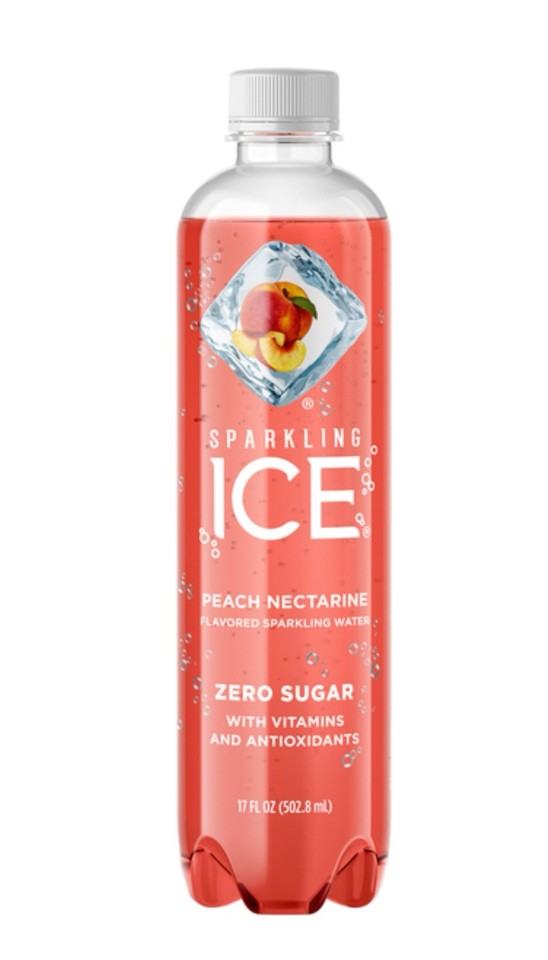🟢 New Sparkling Ice Peach Nectarine Candy Water Zero Sugar 17fl Oz (1 ...