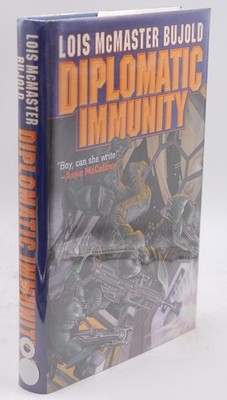 Signed First Edition Bujold, Lois McMaster - Diplomatic Immunity Baen ...