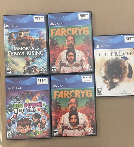 PS4 Bundle Of 5 Display Cases For Video Game | eBay