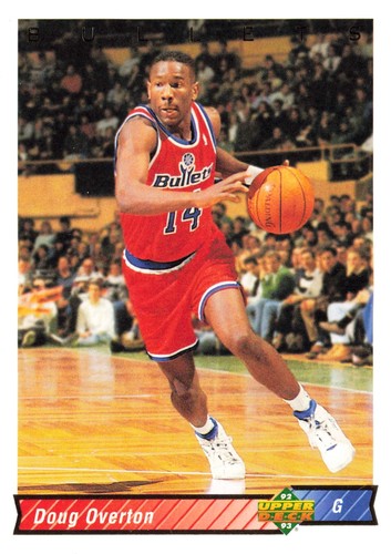 Doug Overton #394 1992-93 Upper Deck Washington Bullets | eBay