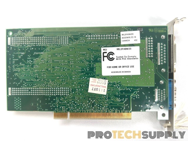 Matrox Millennium II 4Mb Video Card GPU MIL2P/48N/20 with for sale ...