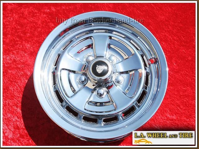 EXCHANGE SET OF 4 CHROME 15" JAGUAR XJ XJ6 XJS "KENT" OEM WHEELS RIMS ...