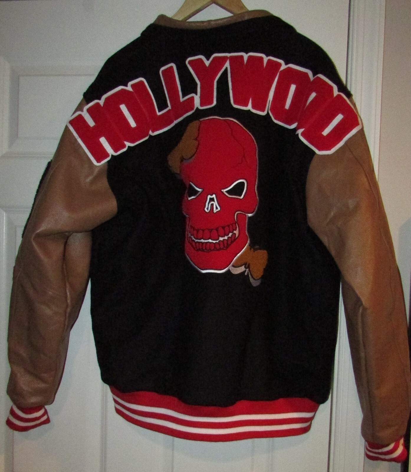 Hollywood Hideout Members Only Varsity Letterman Jacket Size XL ...