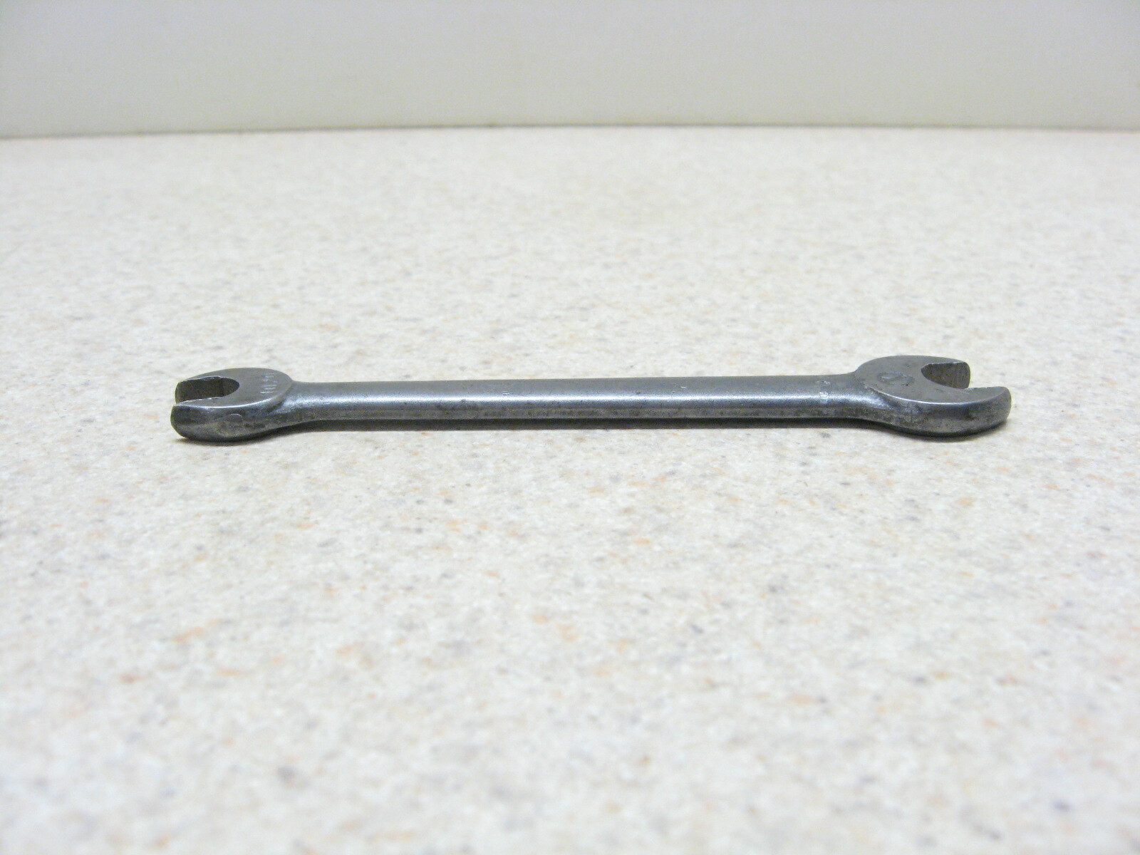 Vtg Duro-Chrome 1020 1/4" x 5/16" Open End Wrench X-Circle WW2 GMTK GPW ...